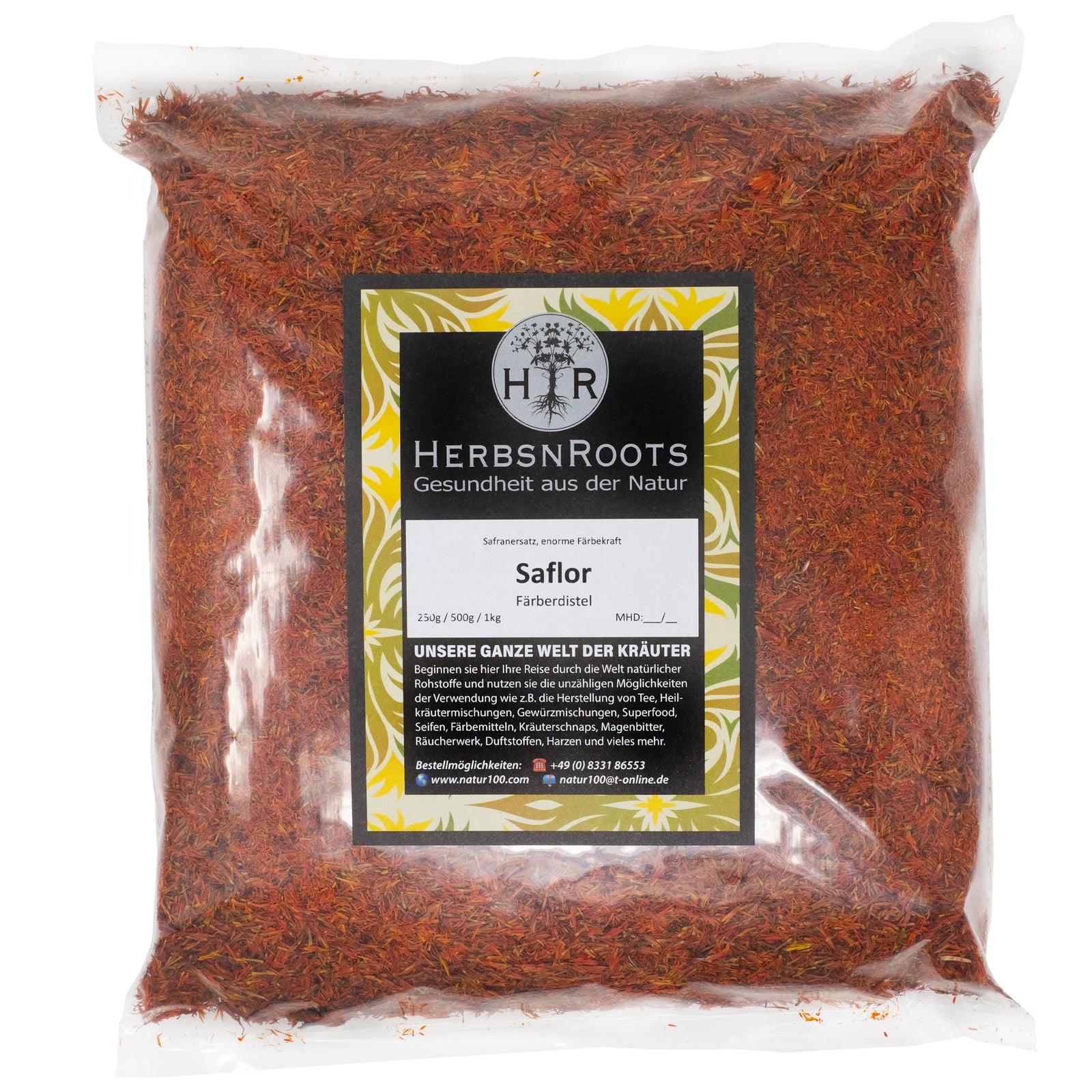 Saflor "Safranersatz" - jetzt einfach bestellen bei HerbsnRoots